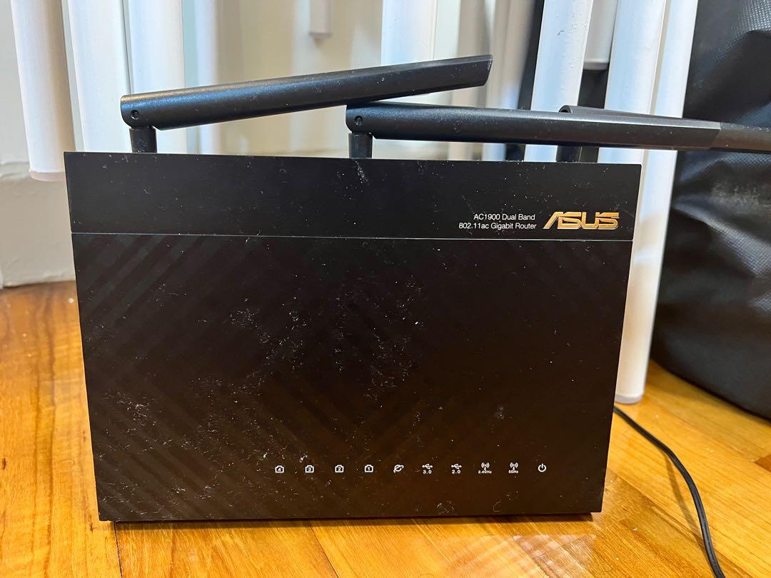 ASUS AC1900 Dual Band 802.11ac Gigabit Router, 電腦＆科技, 電腦周邊及配件, Wifi及上網 ...