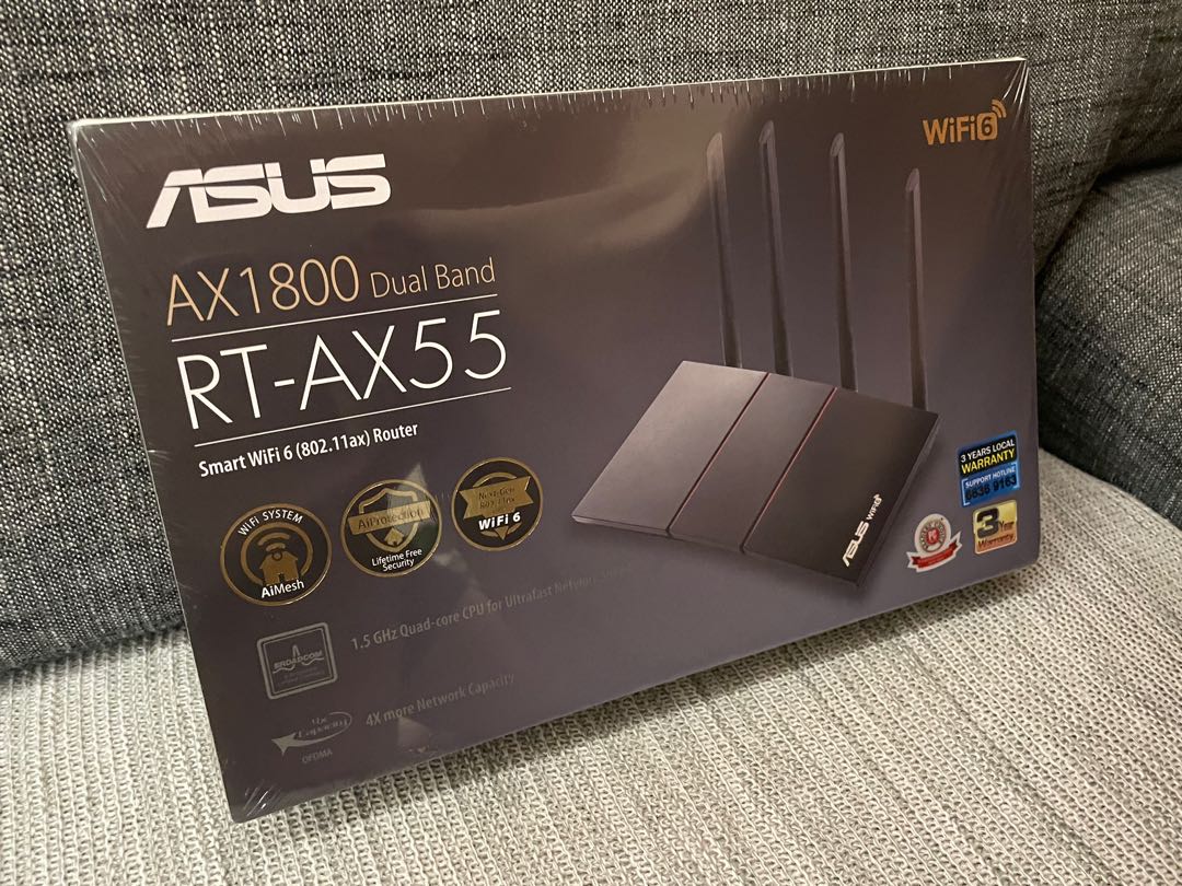 ASUS RT-AX55 wifi Router, Computers & Tech, Parts & Accessories ...