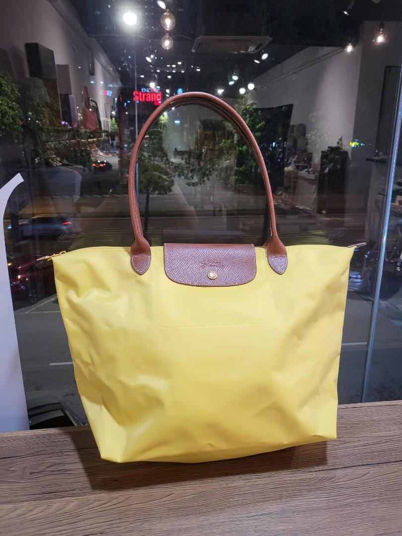 100% Authentic LONGCHAMP Le Pliage Original Shoulder Bag - L size ...