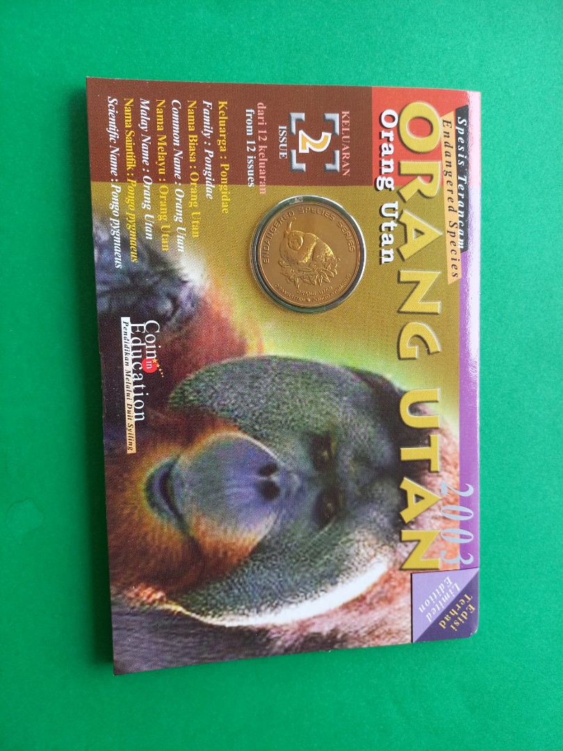Coin BNM 2003 endangered species, Hobbies & Toys, Collectibles ...