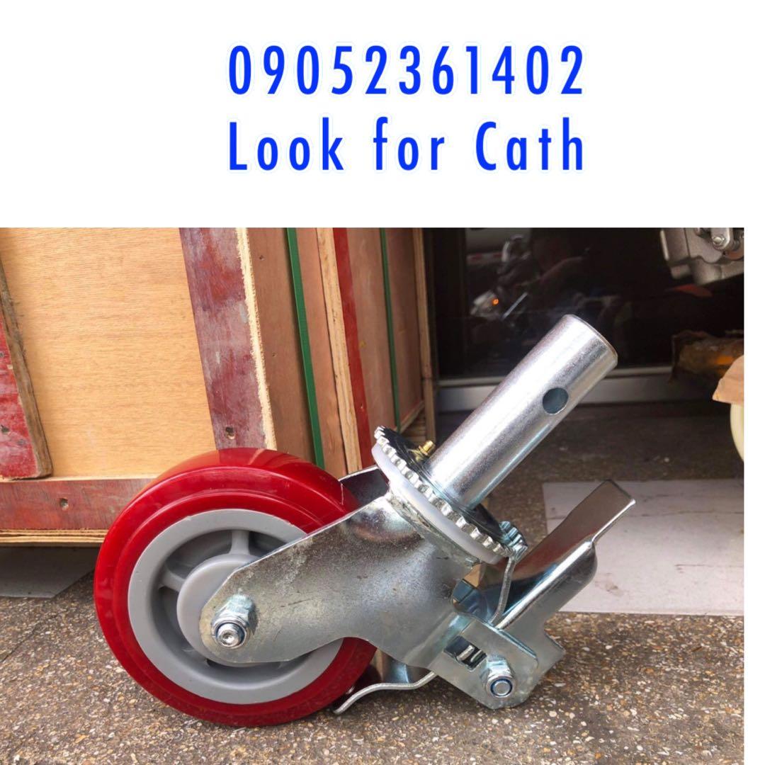 Caster wheel swivel with break, Commercial & Industrial, Industrial ...