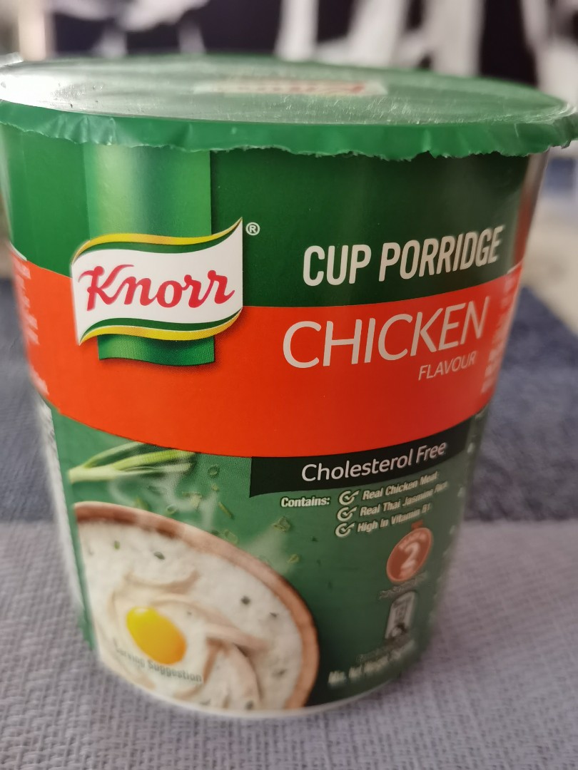 Chicken Cup Porridge, Food & Drinks, Packaged & Instant Food on Carousell