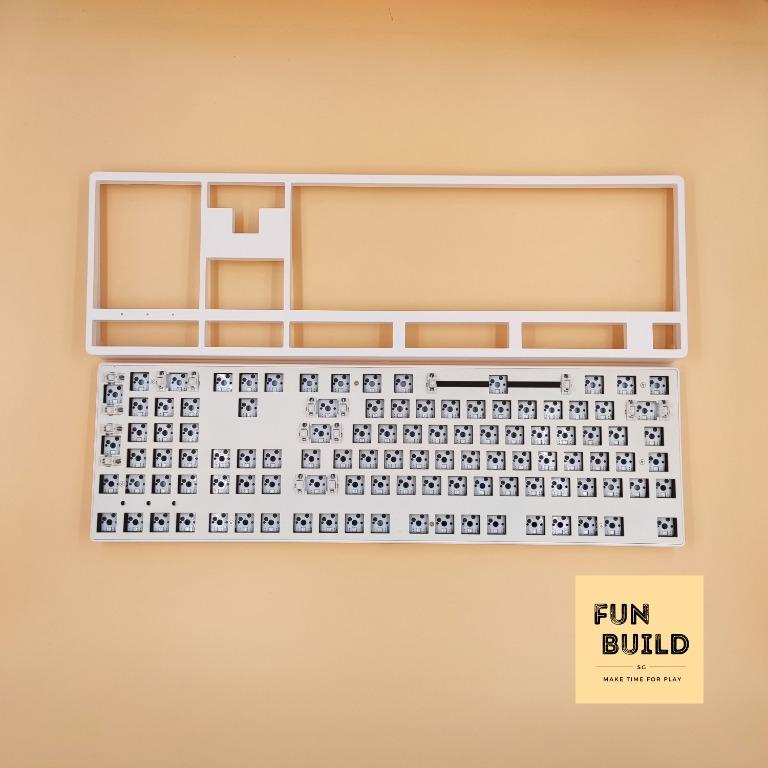 CXTECH F108 108-key full size hot-swappable RGB keyboard, Computers ...