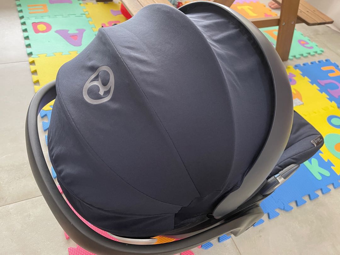 Cybex cloud Q plus in midnight blue, Babies & Kids, Going Out, Car ...