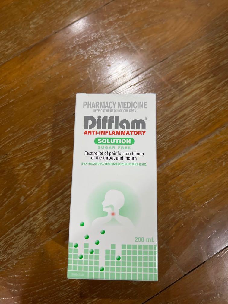 Difflam Anti Inflammatory Solution, Health & Nutrition, Medical ...
