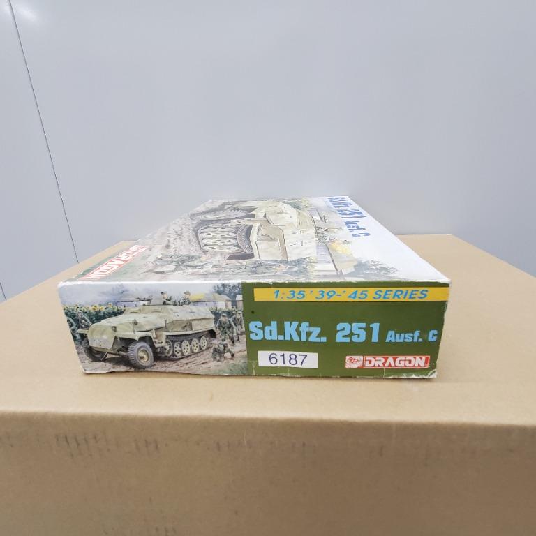 全新絕版Dragon威龍6187-1/35-德國Sd.Kfz. 251 Ausf. C車輪履帶戰車 / Sd.Kfz. 251 Ausf. C ...