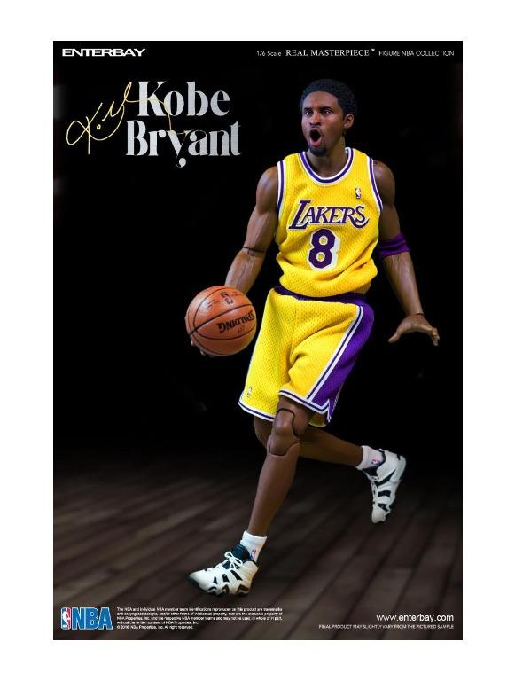 ENTERBAY 1/6TH SCALE RM-1065 NBA COLLECTION KOBE BRYANT ACTION FIGURE ...