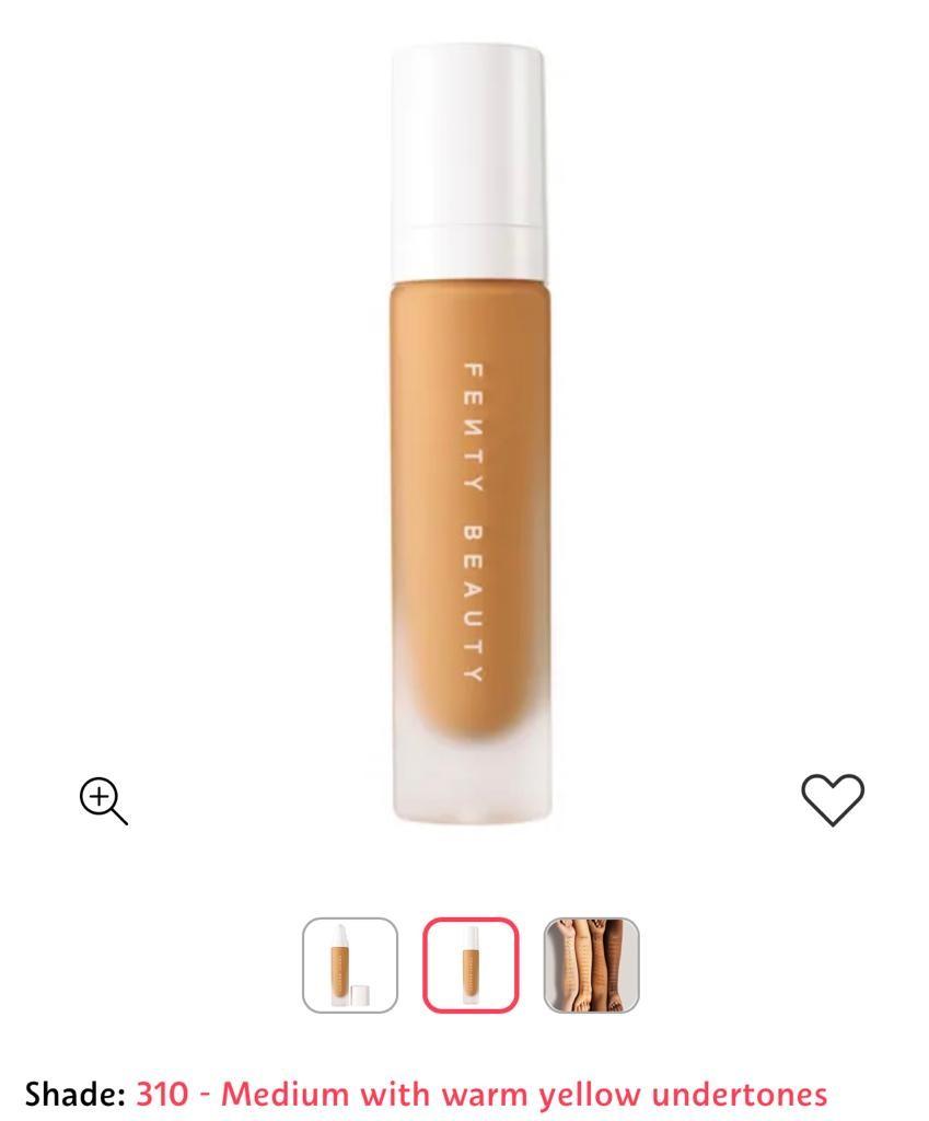 Fenty Beauty Pro Filt’r soft matte longwear foundation (shade 310 ...