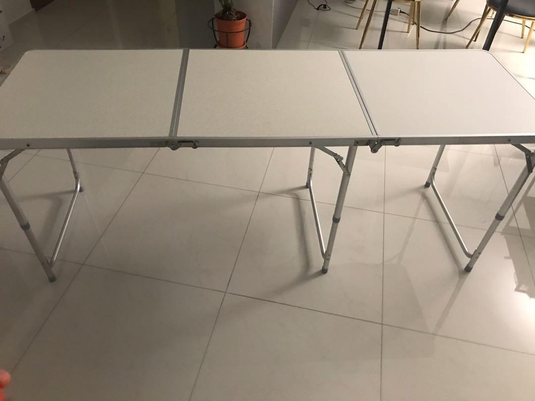 Foldable Portable Table, Furniture & Home Living, Furniture, Tables ...