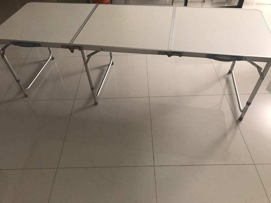 Foldable Portable Table, Furniture & Home Living, Furniture, Tables ...