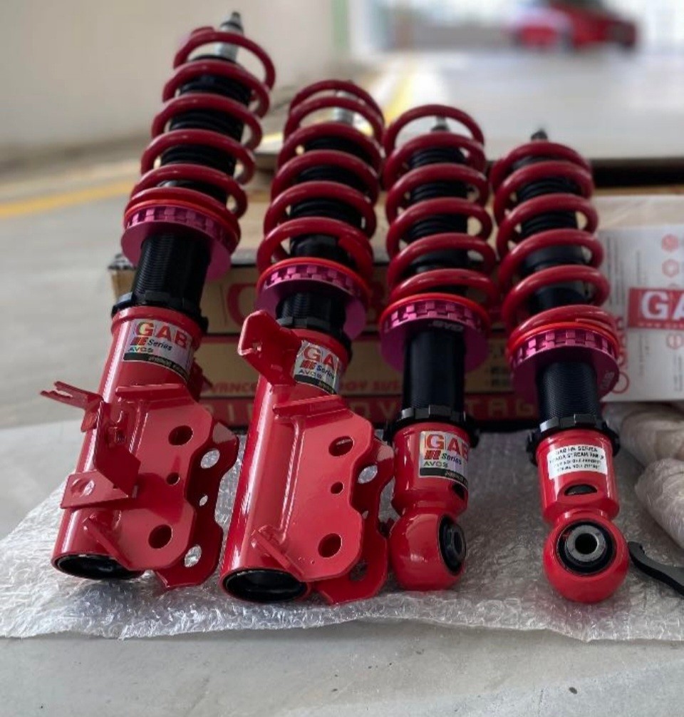 GAB Hyper Enhance Adjustable Coilovers Honda Stream, Car Accessories ...