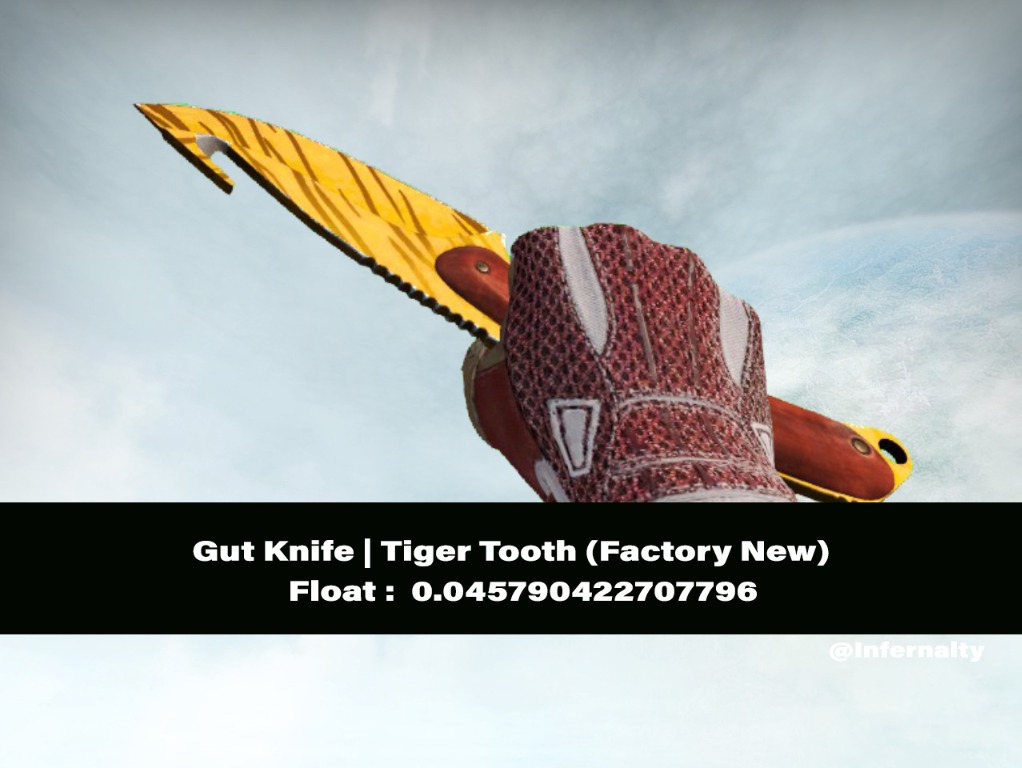 Gut Knife Tiger Tooth FN CSGO SKINS KNIVES, Video Gaming, Gaming ...