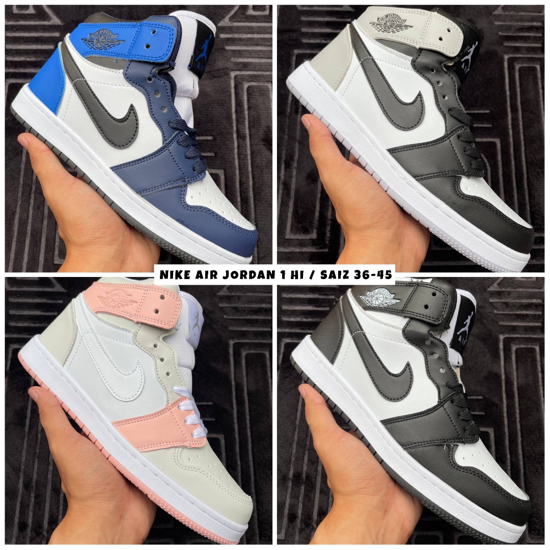 Kasut Nike Air Jordan 1 Hi, Men's Fashion, Footwear, Sneakers on Carousell