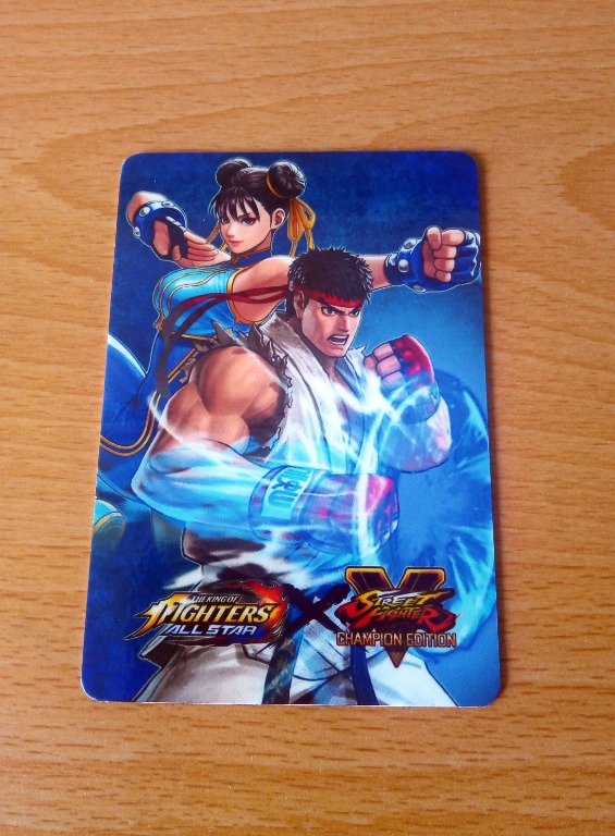 KOF ALLSTAR X STREET FIGHTER V Throwback Chun-Li Ryu Card (Custom ...