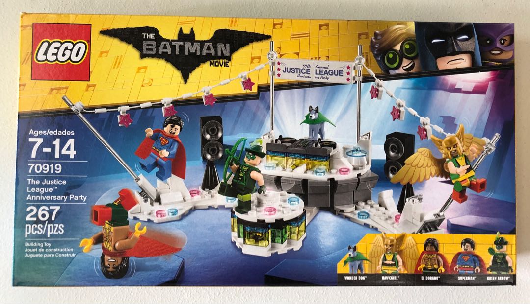 LEGO 70919 BATMAN MOVIE DC The Justice League Anniversary Party, 興趣及遊戲 ...