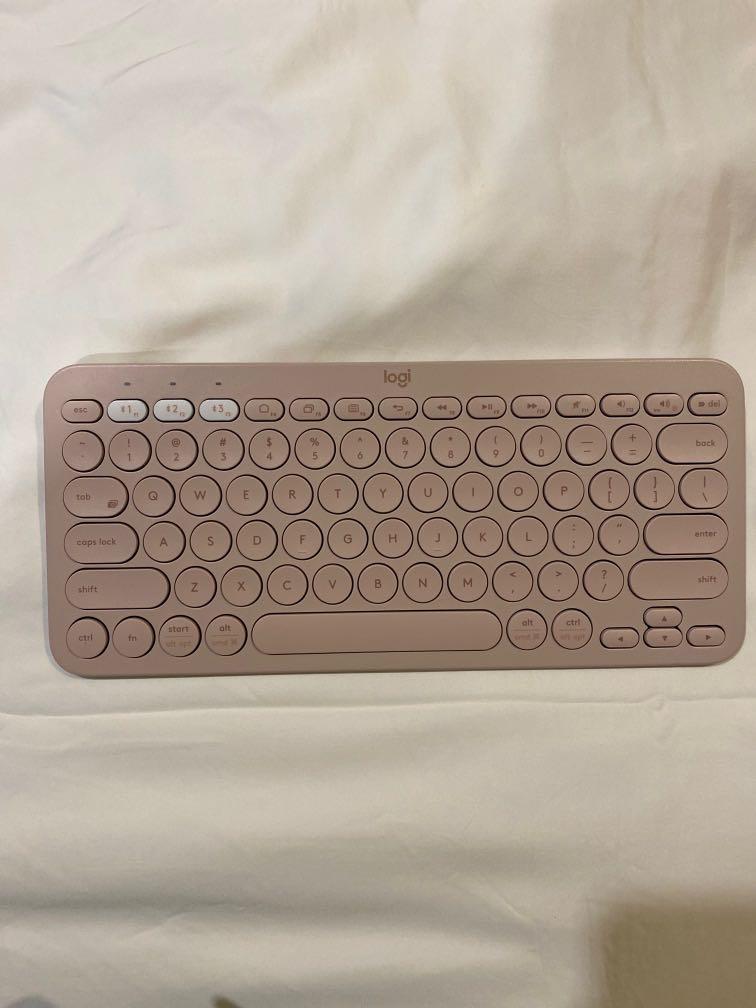 Logitech Pink Keyboard, Computers & Tech, Parts & Accessories, Computer ...