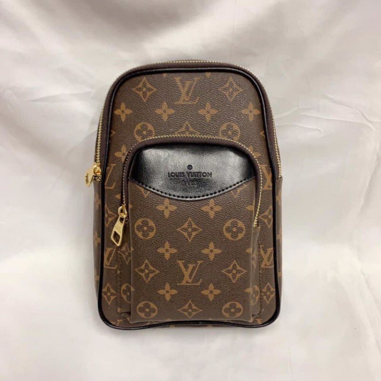 LV Monogram Body Bag / Chest Bag (Coffee), Luxury, Bags & Wallets on ...