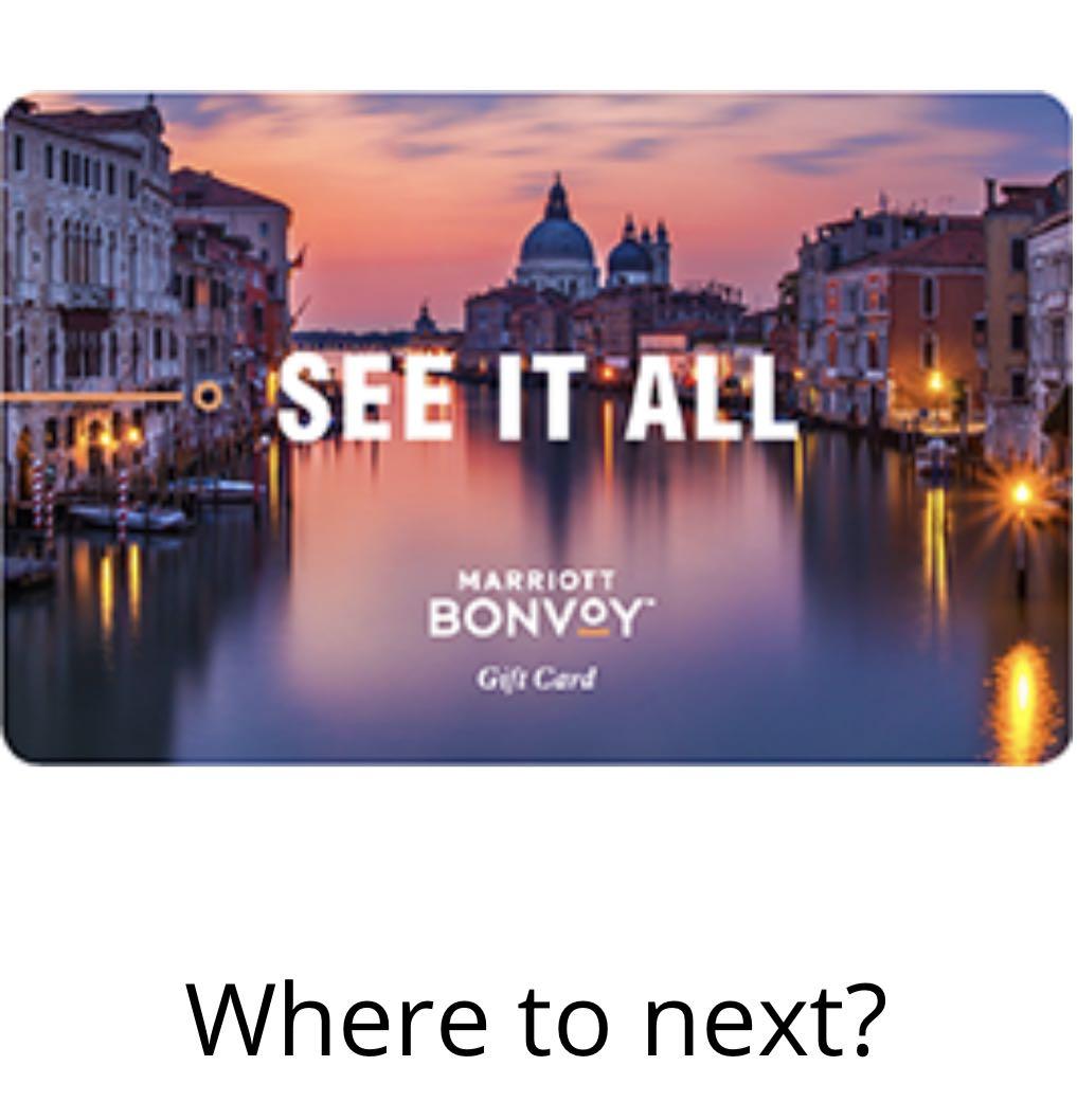 Marriott Bonvoy eGift Card, Food & Drinks, Gift Baskets & Hampers on ...