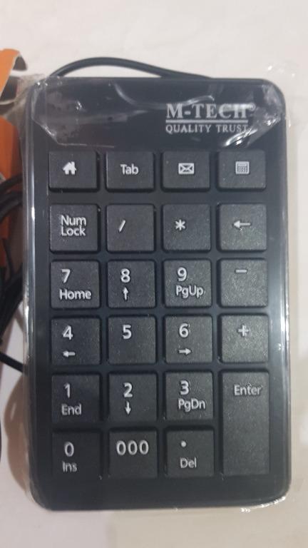 M Tech Numeric Keypad Mtech Keyboard Angka Mtech Elektronik Bagian