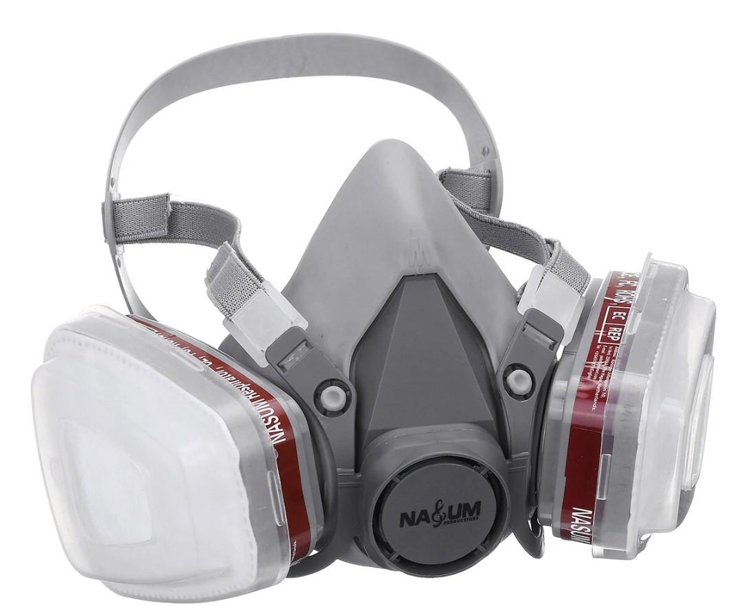 NASUM M101 Gas Mask Half Mask NASUM for Painting Dust Chemicals Machine ...