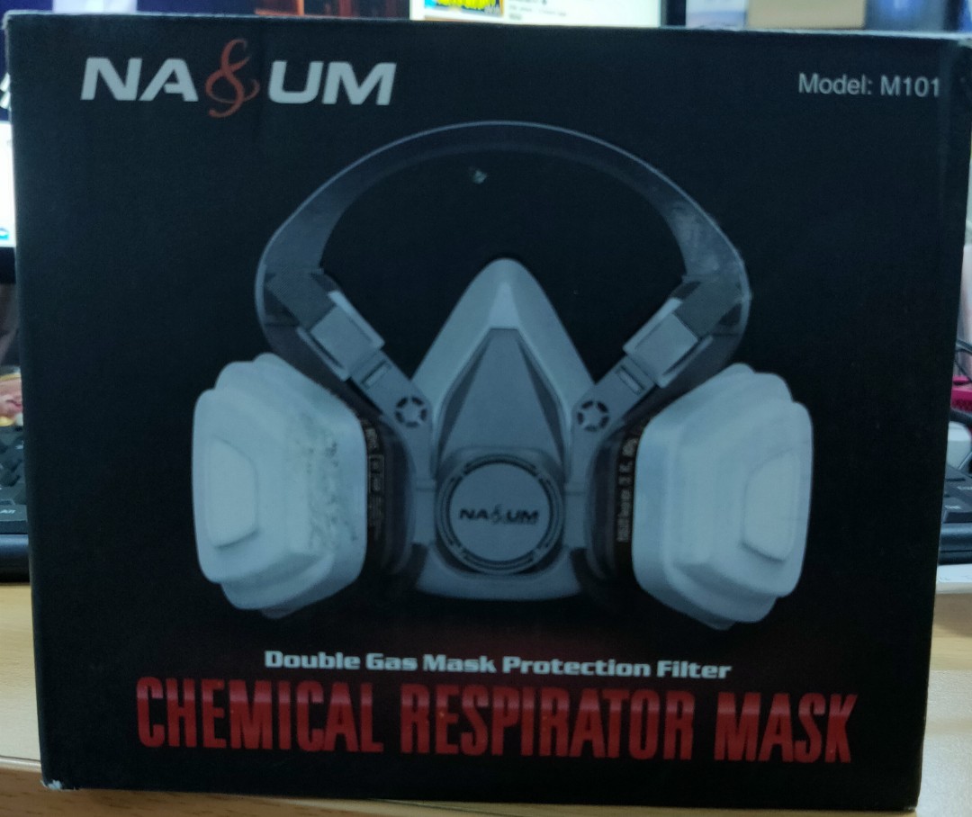 NASUM M101 Gas Mask Half Mask NASUM for Painting Dust Chemicals Machine ...