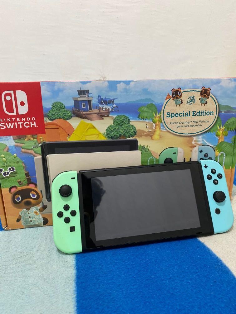 CHEAPEST!!!Nintendo Switch 2 Gen Animal Crossing Edition, Video Gaming ...