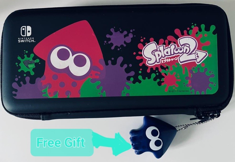 Nintendo Switch hard Carry Case - Splatoon theme, Video Gaming, Video ...