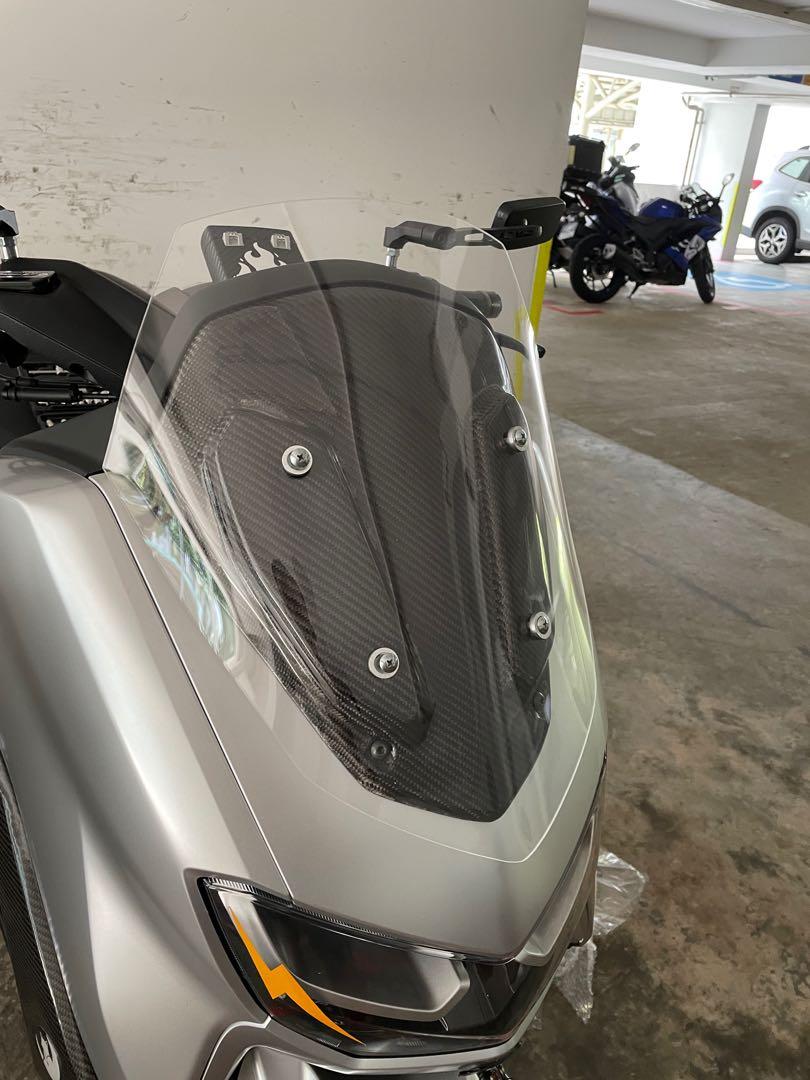 NMAX V2 windshield, Motorcycles, Motorcycle Accessories on Carousell