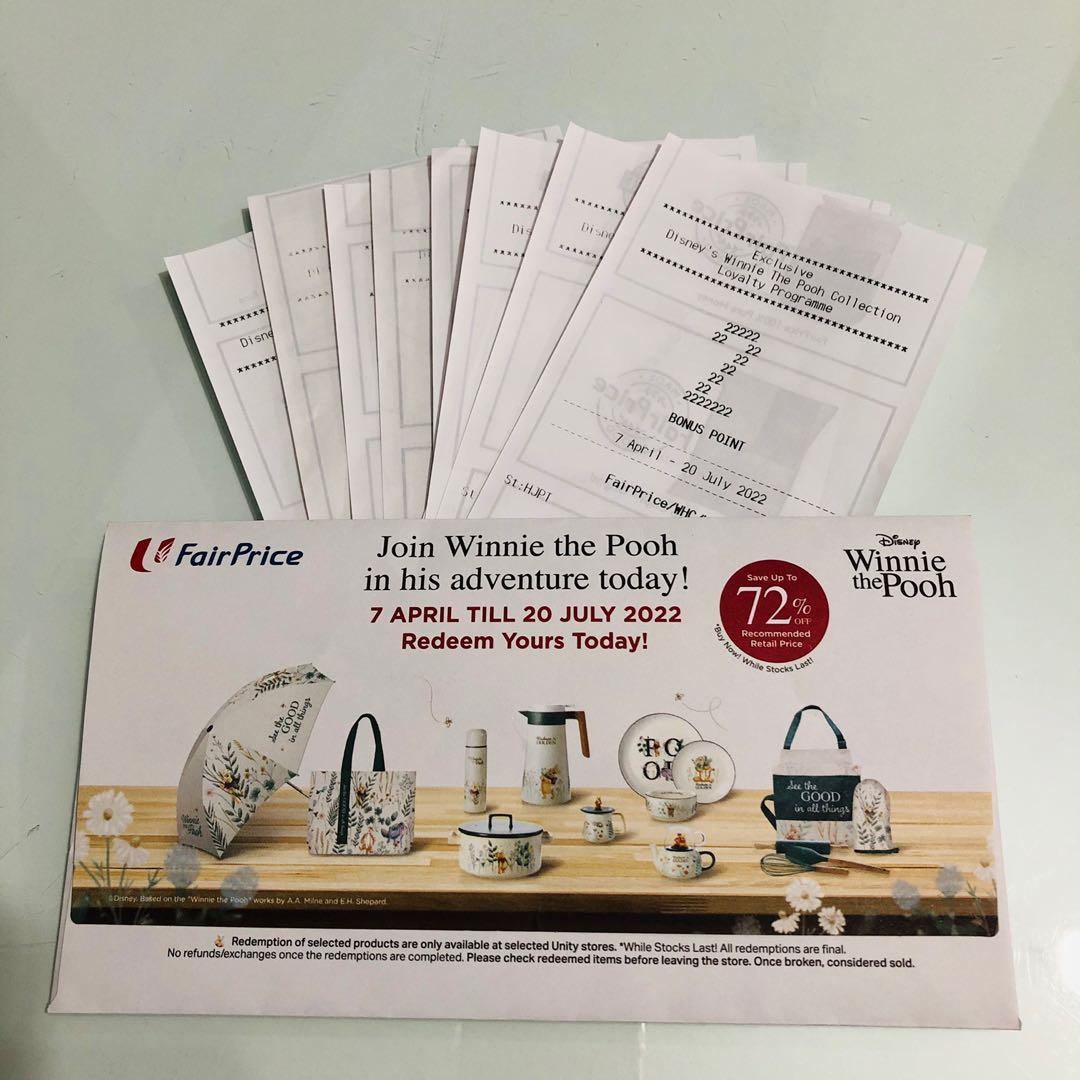 NTUC Point for Winnie the Pooh Collection, Everything Else on Carousell