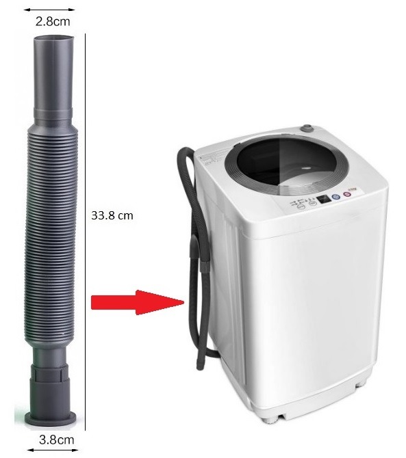 Plastic PVC Washing Machine Pipe, Kitchen Sink Under Drainage Pipe ...
