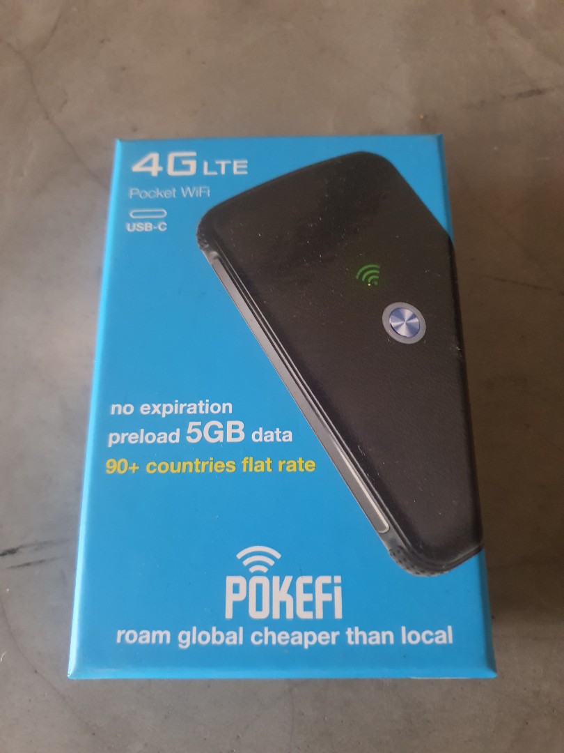 Pokefi pocket wifi usb-c, Hobbies & Toys, Travel, Travel Essentials & Accessories on Carousell