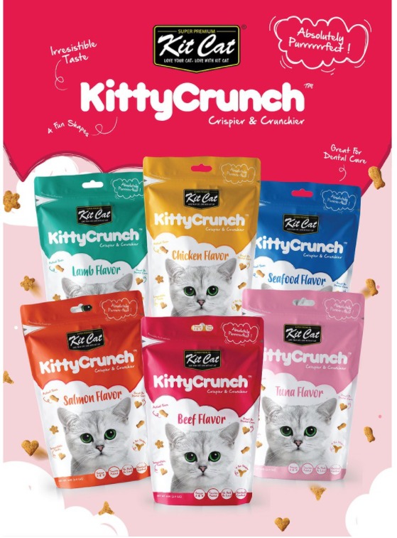 (4for$10) Kit Cat Kitty Crunch, Pet Supplies, Pet Food on Carousell