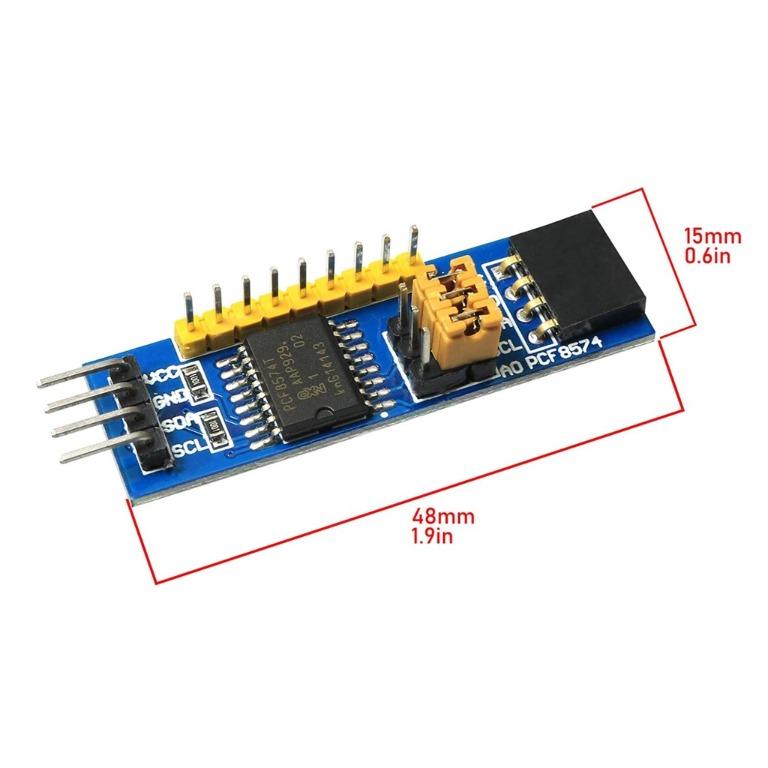 (Ready Stock) PCF 8574 PCF 8574T Module IO Expansion I/O Module I2C IIC ...
