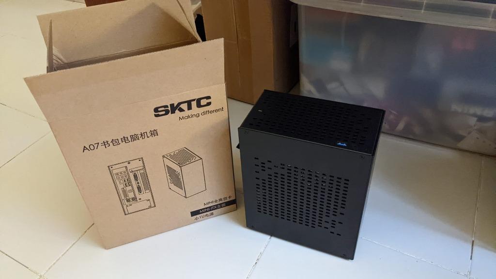 Sktc A07 Itx Sff Case Black Colour Aluminum Only 4 3l In Volume Computers And Tech Parts
