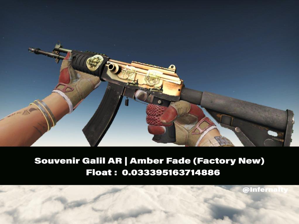 Souvenir Galil AR Amber Fade FN CSGO SKINS KNIVES, Video Gaming, Gaming Accessories, In-Game ...
