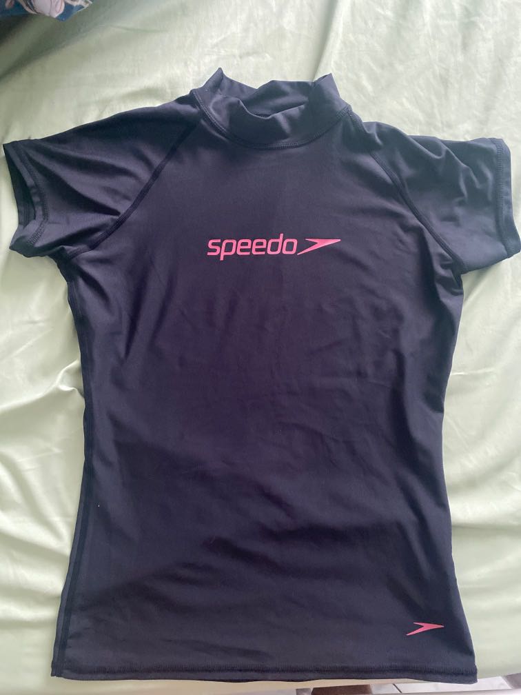 SPEEDO RASHGUARD LARGE, Women's Fashion, Swimwear, Rash guard on Carousell