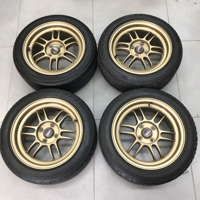 Sport Rim Enkei RPF1 15 7JJ PCD100, Auto Accessories on Carousell