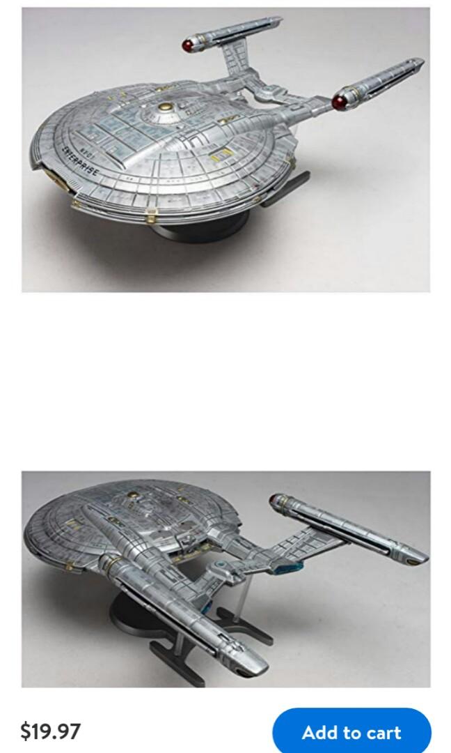 Star Trek 1:1000 scale snap together model kit, Hobbies & Toys, Toys ...