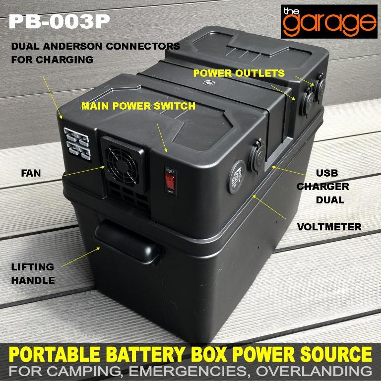 The Garage PB-003P BATTERY BOX with Inverter, Commercial & Industrial ...