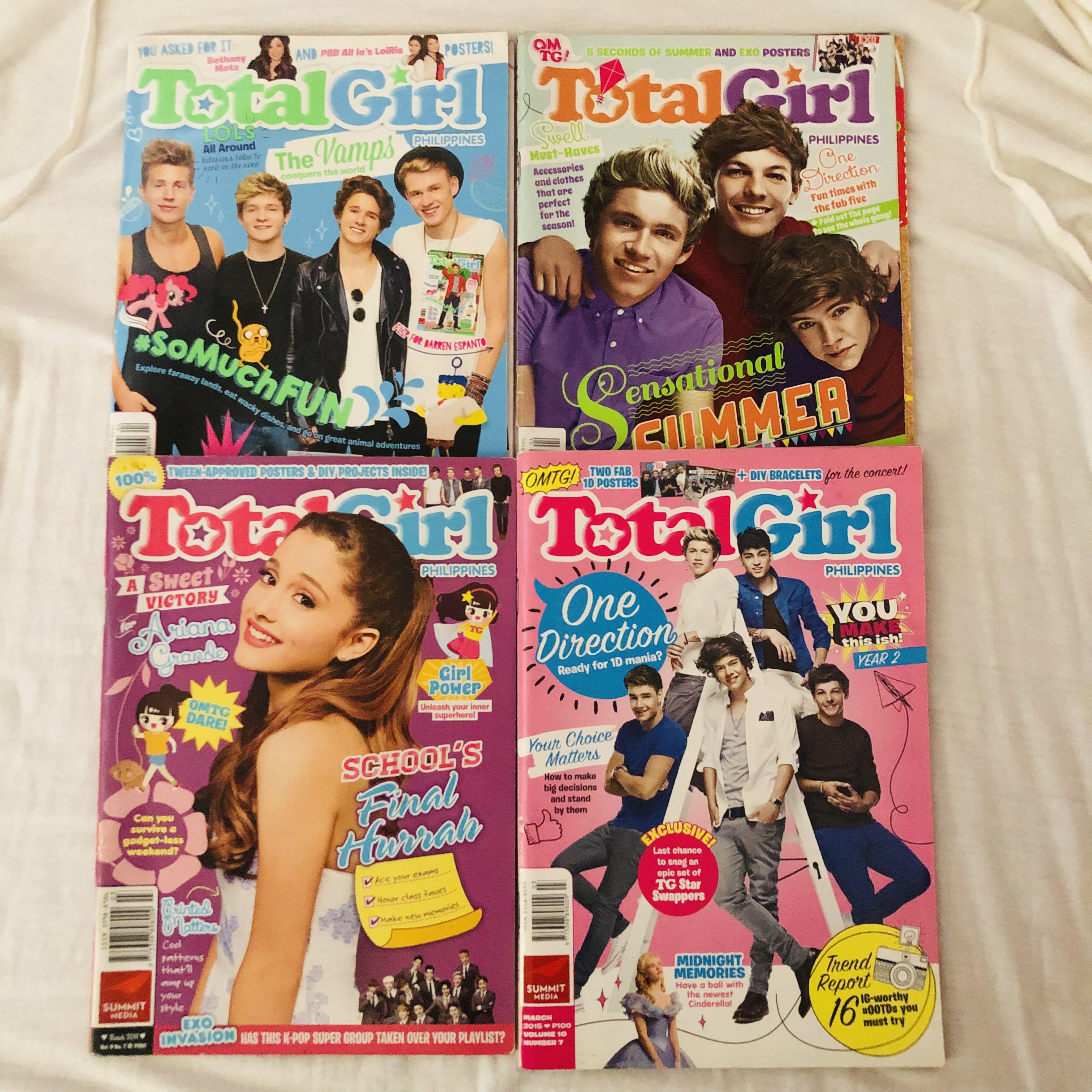 Total Girl Magazines with Posters , Hobbies & Toys, Books & Magazines ...