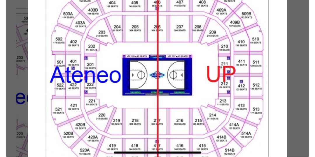 Uaap finals mens basketball up vs. ateneo upper box 405 row A, Tickets ...