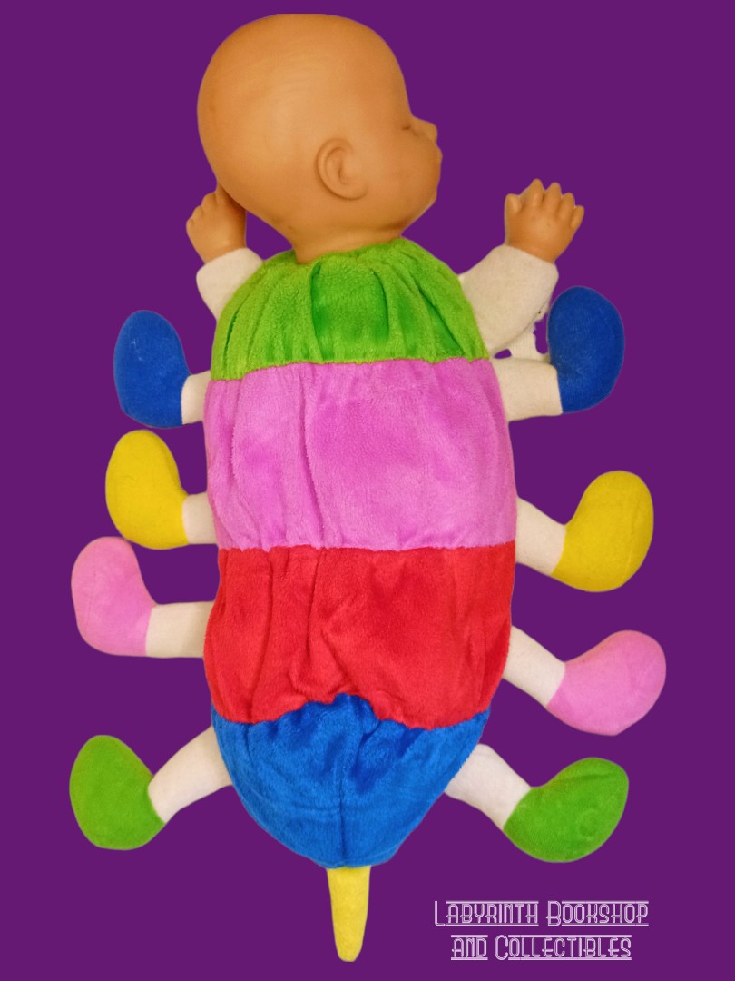 Unmarked Unique Strange Looking Sleeping Babydoll with Plush ...
