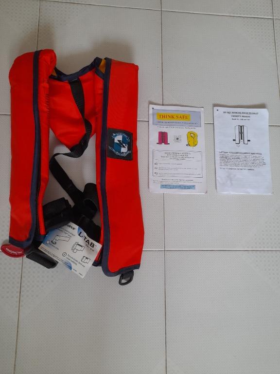 USCG approved type V recreational inflatable PFD, Sports Equipment ...