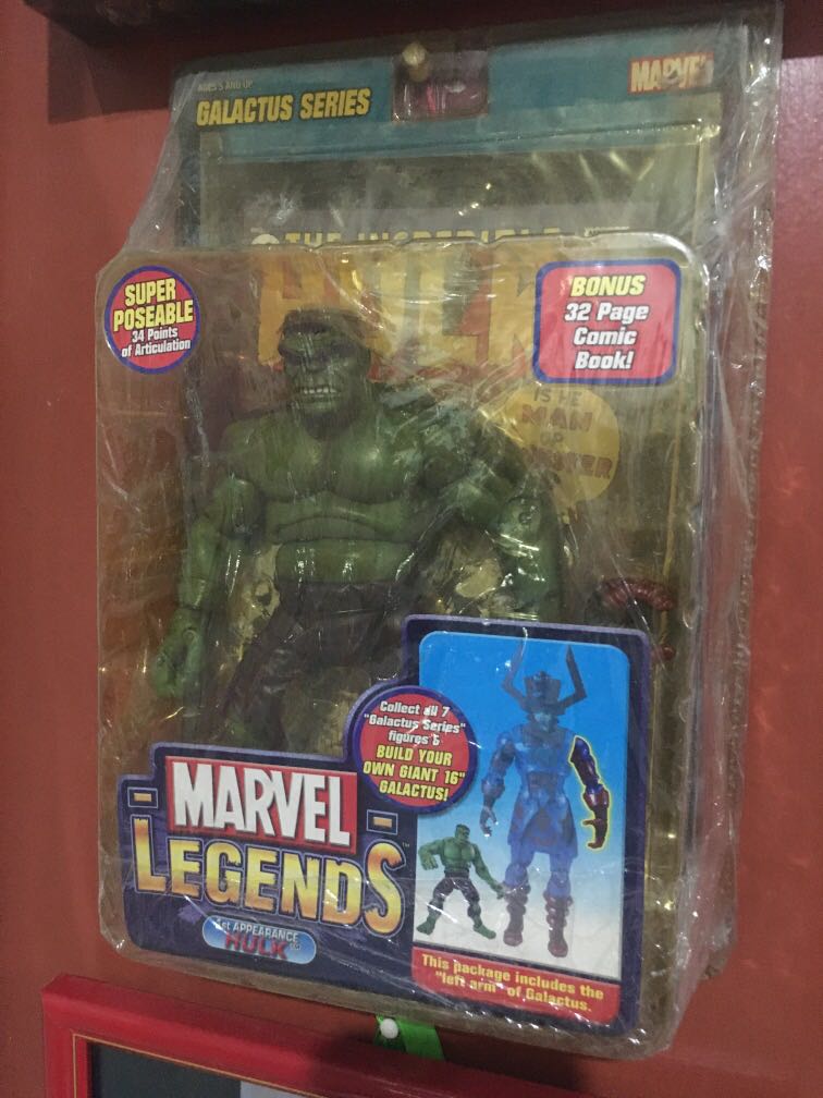 Vintage Marvel Legends First Appearance Hulk, Hobbies & Toys, Toys ...