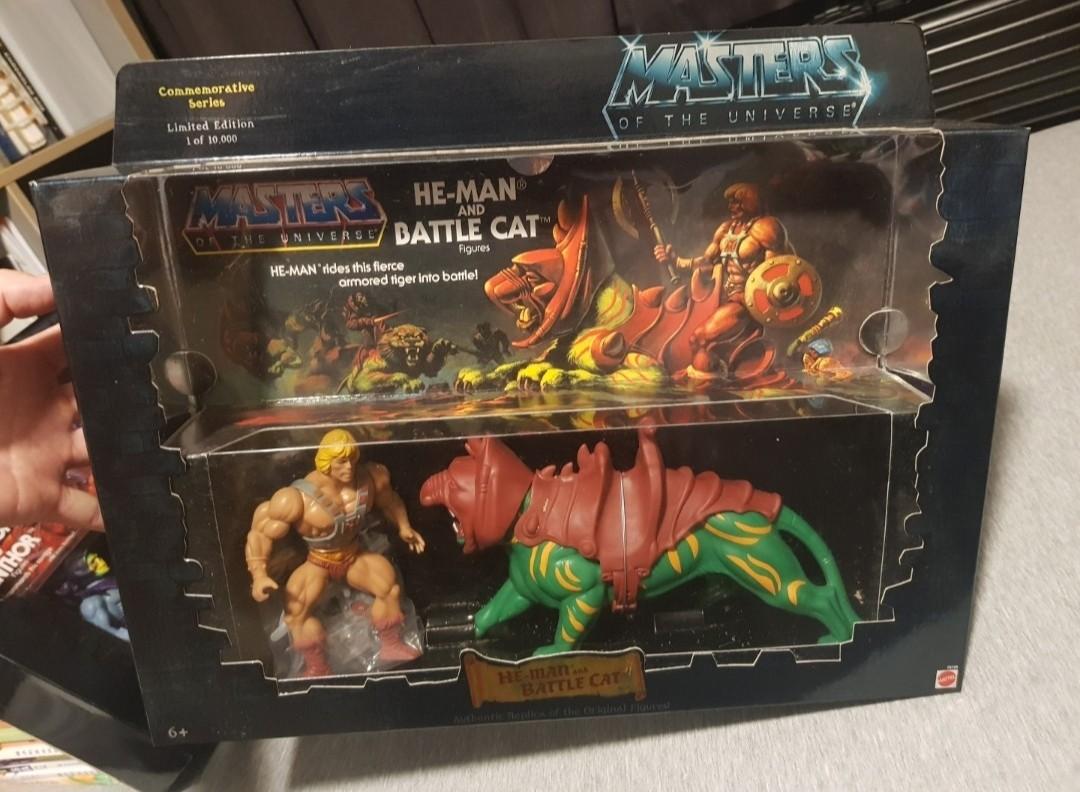 Vintage MOTU Commemorative Master Of the Universe He-Man Battle Cat ...
