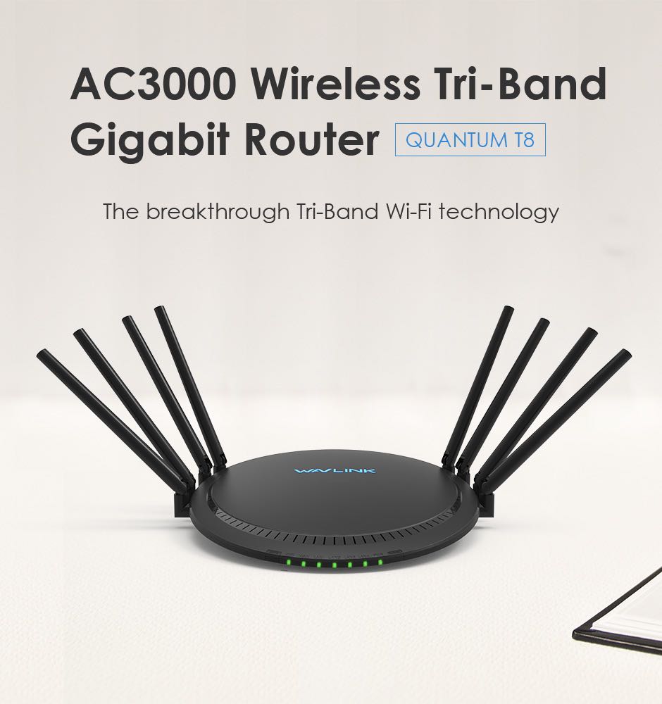 Wi-Fi Router - AC3000 Wireless Tri-band Gigabit router, 電腦＆科技, 電腦周邊及配件 ...