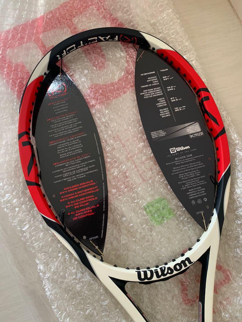 Wilson K Factor Six One Tour, K90, Sports Equipment, Sports & Games ...