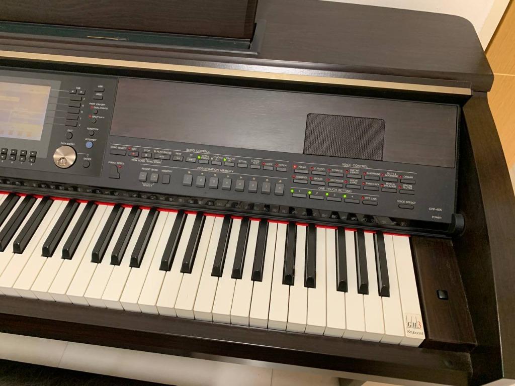 Yamaha Clavinova Digital Piano CVP-405, Hobbies & Toys, Music & Media ...