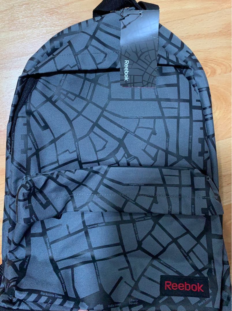 Reebok Boston Map Limited Edition Backpack, Men's Fashion, Bags ...