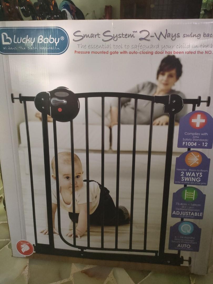 2 ways swing back gate, Babies & Kids, Baby Nursery & Kids Furniture ...